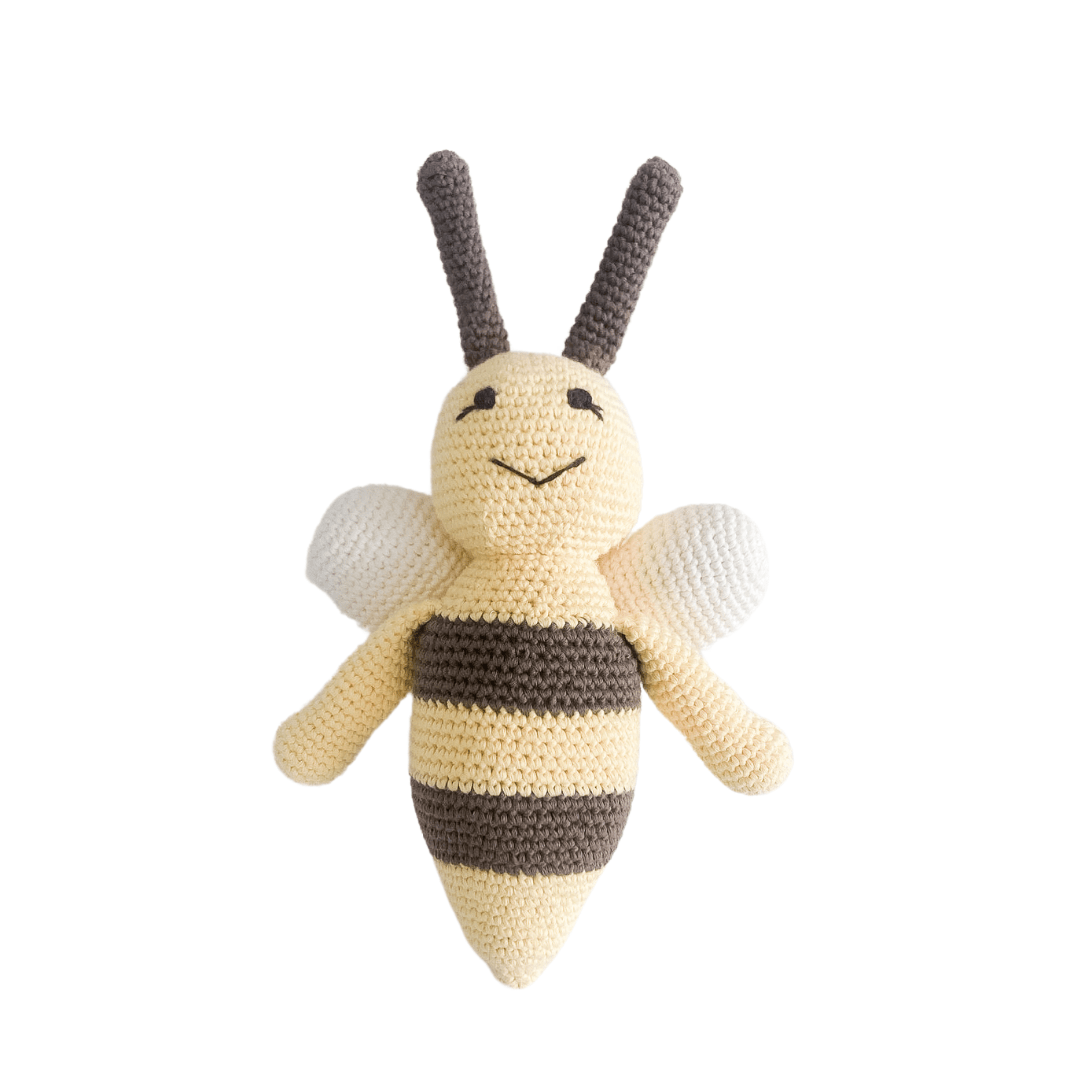 Buzzy the Bee – Handmade Organic Cotton Toy | bebemoss® - bebemoss.com