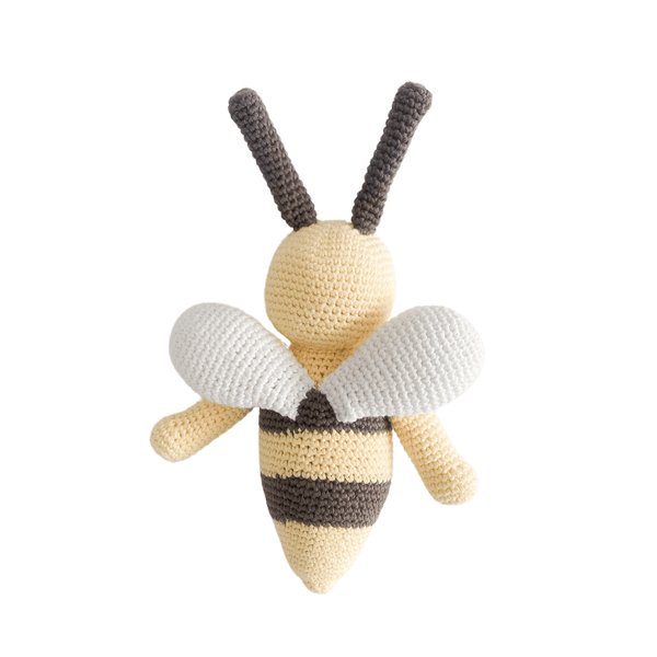 Buzzy the Bee – Handmade Organic Cotton Toy | bebemoss® - bebemoss.com