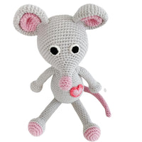 Emma the Mouse – Grey Handmade Organic Cotton Toy | bebemoss ...