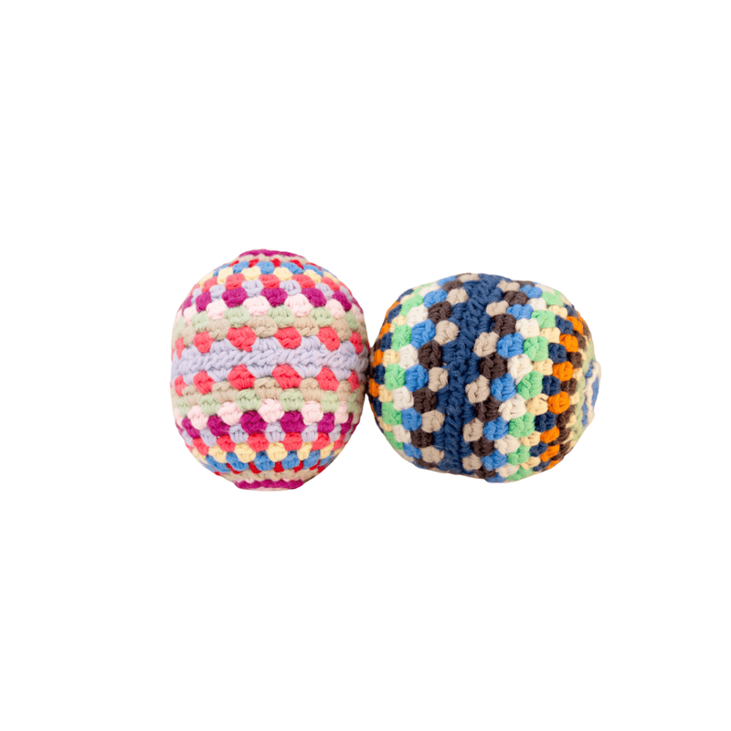 Rattle organic cotton baby ball - bebemoss.com